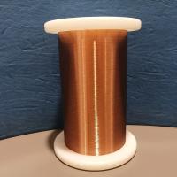 China Pure Copper Self Adhesive Enameled Wire 0.06mm 200℃ Polyesterimide Round Winding Wire for sale