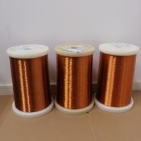 China Self Bonding Round Copper Enameled Wire 0.18mm Polyamideimide Coating 200°C for Magnetic Induction Coils for sale