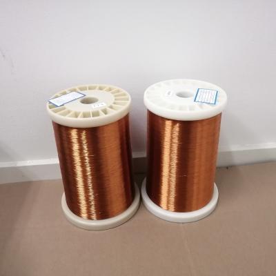 China Self Adhesive Polyesterimide Enamel Insulated Copper Wire Round 0.13mm Motor Winding for sale