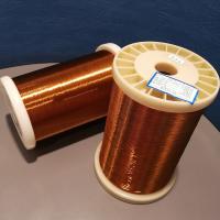China 0.15mm Polyesterimide Enameled Copper Wire 180-200 Thermal Class for Small Generators for sale