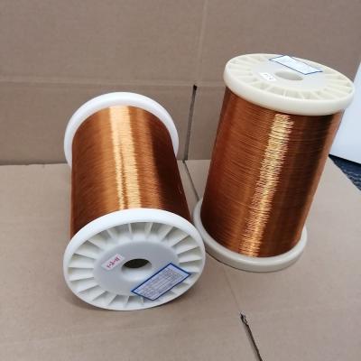 China Polyesterimide Self Bonding Enameled Copper Wire 0.16mm 180C for Relays for sale