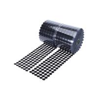 China Black And White Adhesive Hook And Loop Sustainable 10mm 15mm 20mm Hook And Loop Tape for sale