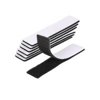 China Rectangular Adhesive Hook And Loop Carpet And Screen Window Fixation Double Sided Hook Tape for sale
