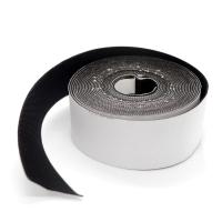 China Black And White Molded Hook And Loop Non Pilling Hook And Loop Fastener Convenient for sale