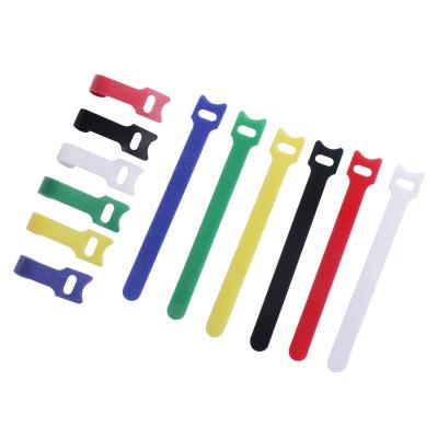 China T Shaped Cat Head Cable Management Straps 10mm 70% Polyester 30% Nylon Household for sale