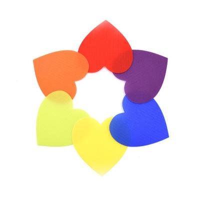 China Irregular Shaped Adhesive Hook And Loop Children Positioning Marking Hook And Loop Stickers Stickers for sale