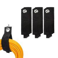 China Aesthetic Hook And Loop Cable Tie Waterproof Cable Management Tape Flame Retardant for sale
