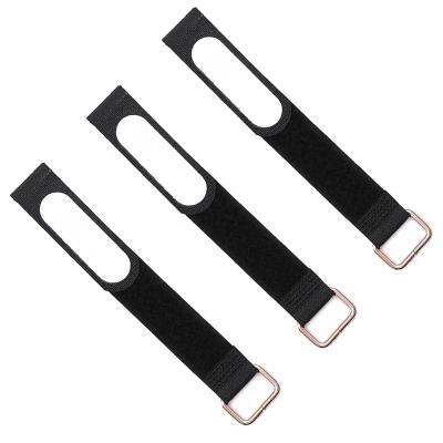 China Customize Hook And Loop Cable Wrap 25mm Reverse Buckle Nylon Straps UV Resistant for sale