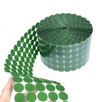 China Colorful Circular Adhesive Hook And Loop Traceless Hook And Loop Tape For Quiet Books for sale