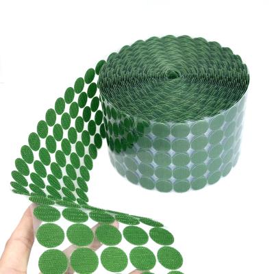 China Colorful Circular Adhesive Hook And Loop Traceless Hook And Loop Tape For Quiet Books for sale