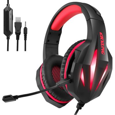 China RGB Lighting Game Wireless Earbuds Headset Stereo Bass For PS4 Laptop for sale