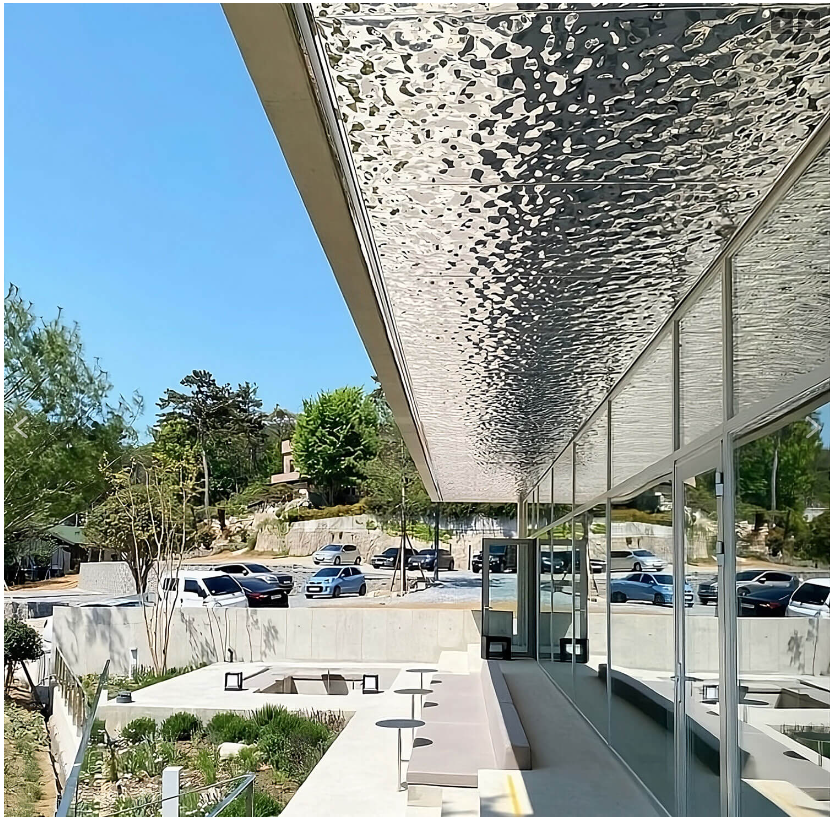 stainless steel mirror water ripple sheet
