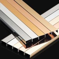 China U Shape 201 Stainless Steel Tile Trim For Building Wall Decoration for sale