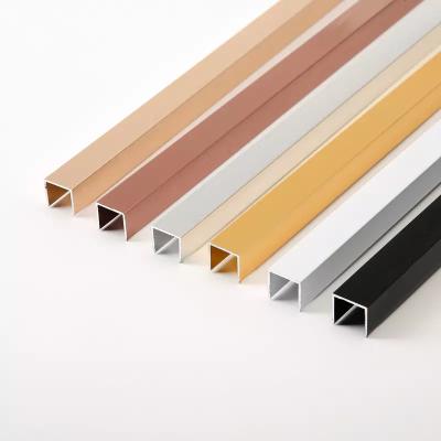China U Profile Colorful Stainless Steel Edge Trim Various Size for sale