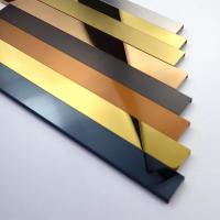 China Customized Size Stainless Steel Tile Trim for Wall Stair Floor Ceiling Decoration for sale