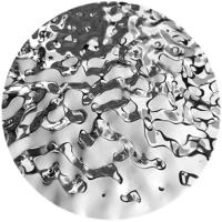 China 304 Grade Silver Mirror Glossy Water Ripple Pattern Stainless Steel Decorative Plate Cold Rolled for sale