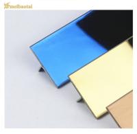 China 2438mm Stainless Steel Effect Tile Trim 304 Stainless Steel Tile Strip for sale