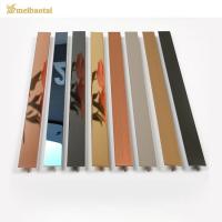 China 2438mm Length 304 Stainless Steel Tile Trim with Mirror Surface for Wall and Floor for sale