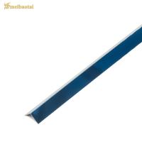 China PVD Color Coating Stainless Steel L Shaped Tile Trim 2438mm Length Anti Finger Print Corner Bead for sale