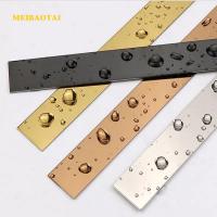 China Mirror Decorative 12mm Stainless Steel Tactile Strips Anti Finger Print for sale