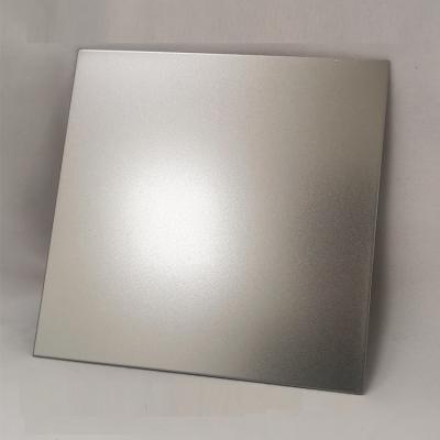 China Sandblasted Decorative Stainless Steel Sheet 0.55mm Four Feet ASTM Standard for sale
