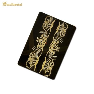 China 8ft X 4ft 304 Stainless Steel Elevator Sheet 1.0mm Thickness with Polished/Etched Surface for Decorative Lift Plates for sale