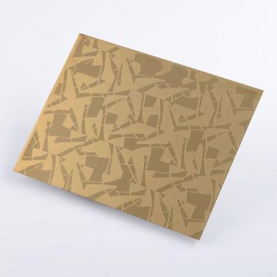 China Customized Etching Patterns And Sizes Available For Etched Stainless Steel Sheet for sale