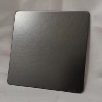 China Bronze PVD Coated Stainless Steel Sheet with Cross Brushed Surface in Four Feet Size for sale