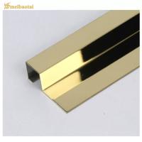 China 304 Stainless Steel U Profile Corner Tile Trim 10FT Length for Edge Protection for sale