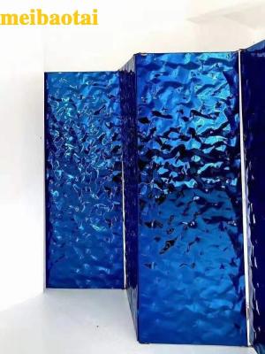 China 304 Grade Stainless Steel Sheet with Water Wave Pattern and 1500mm Width Cold Rolled Metal Plate for sale