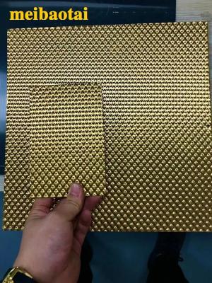 China PVD Color Coated Embossed Stainless Steel Sheet with Mirror Surface in 4x8 Feet Size for Wall Panels for sale
