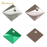 China Mirror Finish Decorative Stainless Steel Sheet JIS Standard 0.8mm Thickness for sale