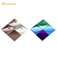 China Mirror Finish Decorative Stainless Steel Sheet 4x8 Size with 0.6mm Thickness for Elegant Decor for sale