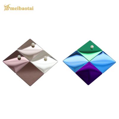 China Mirror Finish Decorative Stainless Steel Sheet 4x8 Size with 0.6mm Thickness for Elegant Decor for sale