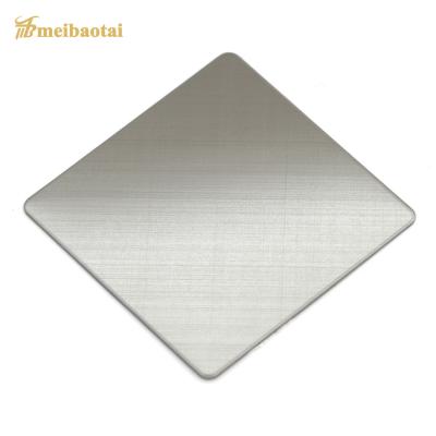 China Silver Matte Brushed J2 Stainless Steel Plate Four Feet 0.8m Thk for sale