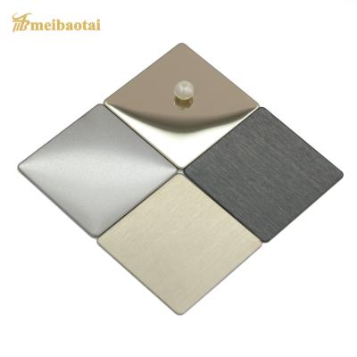 China Brushed 304 4*8FT Hairline Stainless Steel Sheet For Kitchen Cabinet Sector for sale