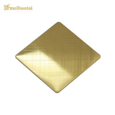 China ASTM Cold Rolled Stainless Steel Plate Gold Plated Sustainable Four Feet for Decorative Applications for sale