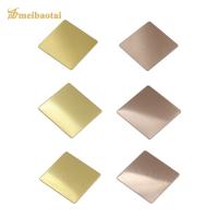 China JIS Standard Cold Rolled Stainless Steel Plate Gold Hairline 4 Feet for sale