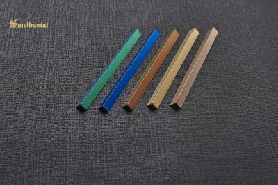 China 20mm Width PVD Color Coating Anti Finger Print Stainless Steel Tile Trim L Profile for Wall Decoration for sale