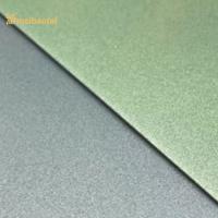 China Silver Green Color Sandblasted Stainless Steel Sheet ss304 201 1219x2438mm for sale