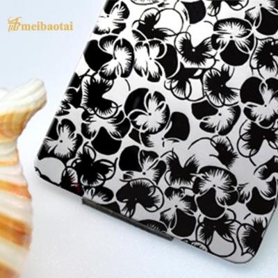 China 1.00mm Thickness Grade 304 Stainless Steel Etched Sheet for Exterior Wall Cladding for sale