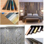 China JIS Standard 304 Stainless Steel U Profile Tile Trim with V Groove for Decorative Protection for sale
