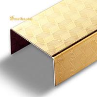 China Manufacture U Shape 304 Stainless Steel Tile Trim for sale