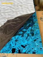 China Ss304 201 Stainless Steel  Sheet Blue Mirror Water Ripple Sheet Decoration Plate for sale