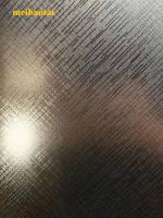China Bronze Color Etched Hariline Brush Stainless Steel Color Sheet Decoration Plate for sale