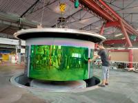 China Green Mirror Finish Decorative Stainless Steel Sheet 4x8 Size 0.6mm Thickness for Wall and Ceiling for sale
