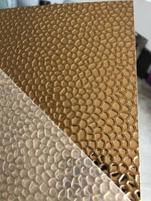 China Honeycomb Stamped Gold Silver Mirror 304 Stainless Steel Sheet for Decorative Wall and Ceiling for sale