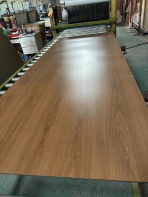China Imitation Solid Wood Grain Stainless Steel Sheets Hotel Decoration for sale