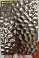 China Ss304 Honeycomb Stainless Steel Color Sheet Decoration SS Plate Mill Edge for sale