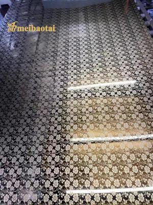 China Super Mirror Etched Stainless Steel Sheet 1219x2438mm 201 304 for sale
